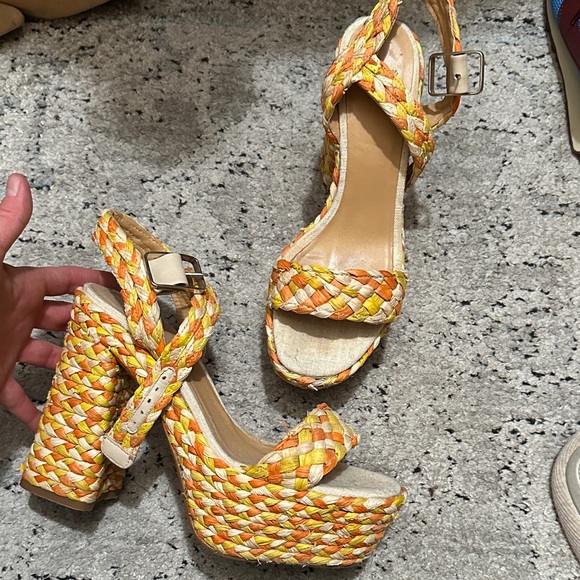 Castaner | Shoes | Castaner Multicolor Braided Platform Sandals | Poshmark